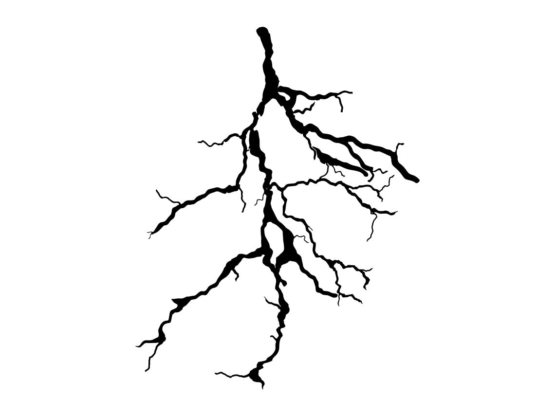 Lightning Clipart Outline Cat