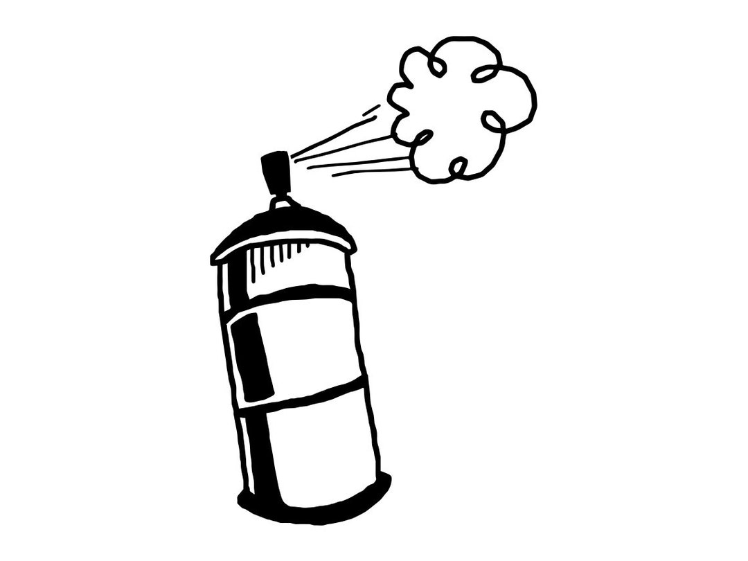 Spray Can #2, Spray Can SVG, Deodorant, Hairspray Can SVG, Spay Paint ...