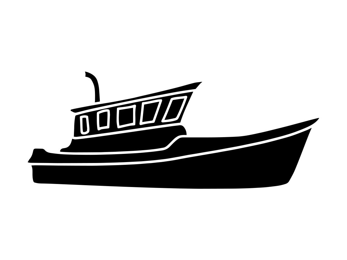 Tugboat Silhouette