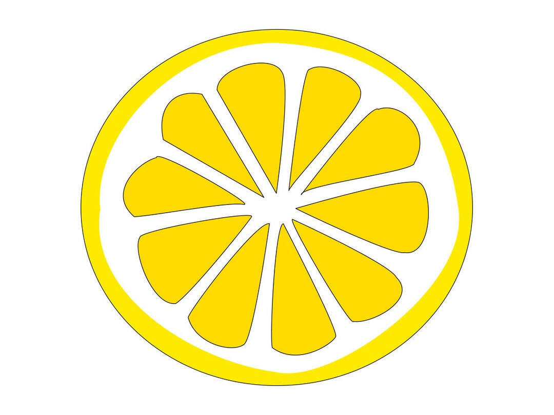 Lemon 3 SVG, Lemon SVG, Lemon Slice SVG, Lemon Clipart, Lemon Files for ...