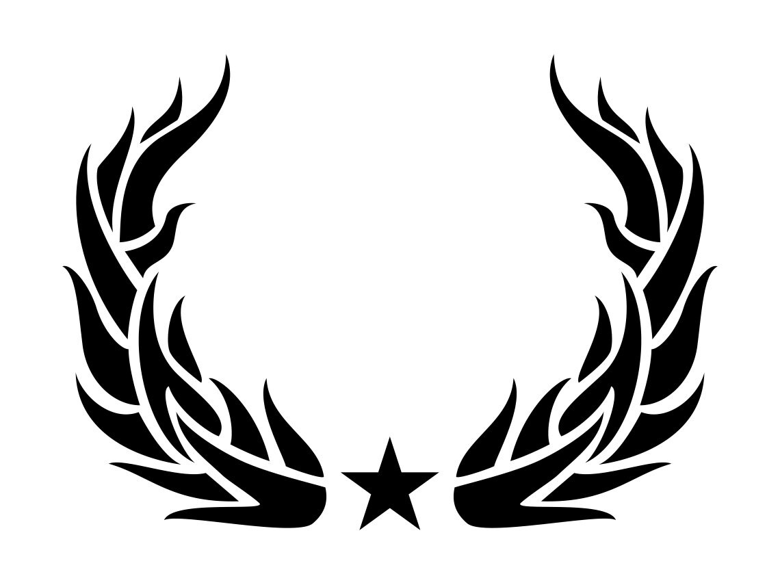 Lorbeer 4 SVG, Flammende Lorbeer, Lorbeer Clipart, Lorbeer Plotterdatei ...