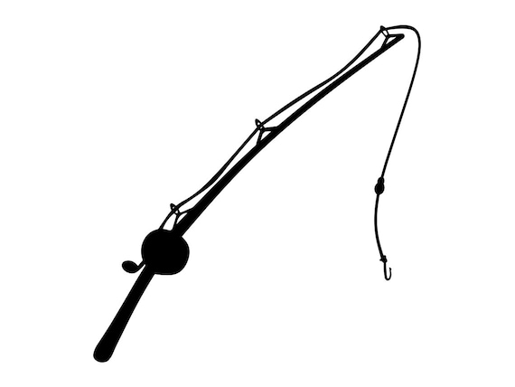 Fishing Rod SVG Fishing Svg Fishing Rod Clipart Fishing Rod - Etsy