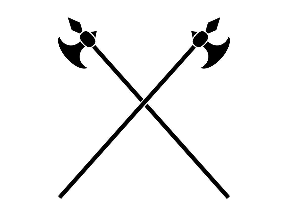 Pike Halberd Logo SVG Pike Halberd Clipart Pike Halberd - Etsy