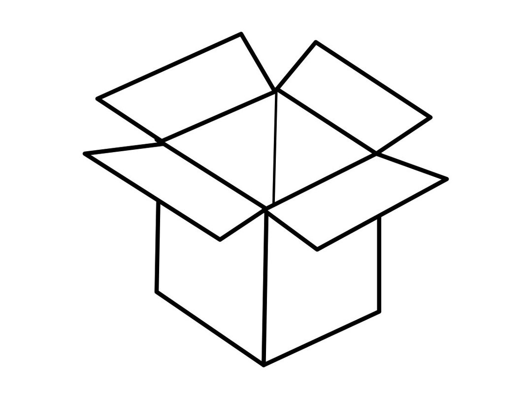 Open Box SVG, Box SVG, Moving SVG, Storage Svg, Box Clipart, Box Files ...