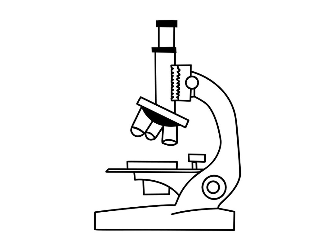 Microscope Outline SVG, Microscope Svg, Microscope Clipart, Microscope Files for Cricut, Cut ...