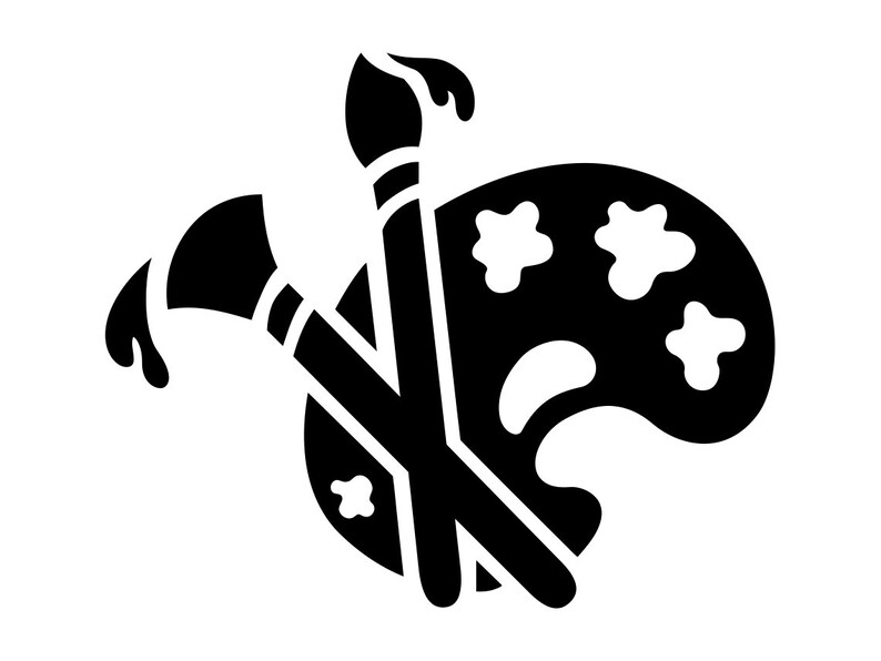 Painting 5 SVG, Paint Brush Svg, Painting Svg, Painting Clipart ...