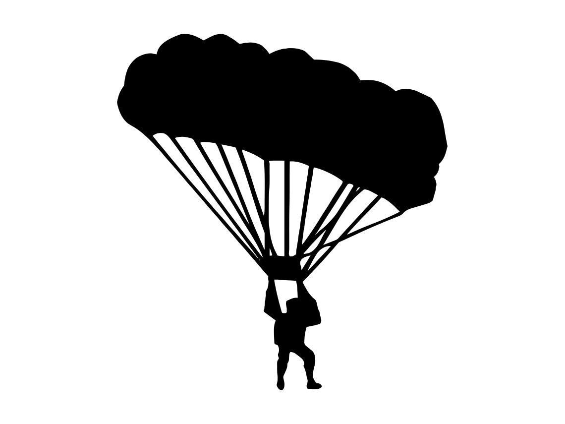 Parachute 3 SVG, Parachuting Svg, Parachute Clipart, Parachute Files ...