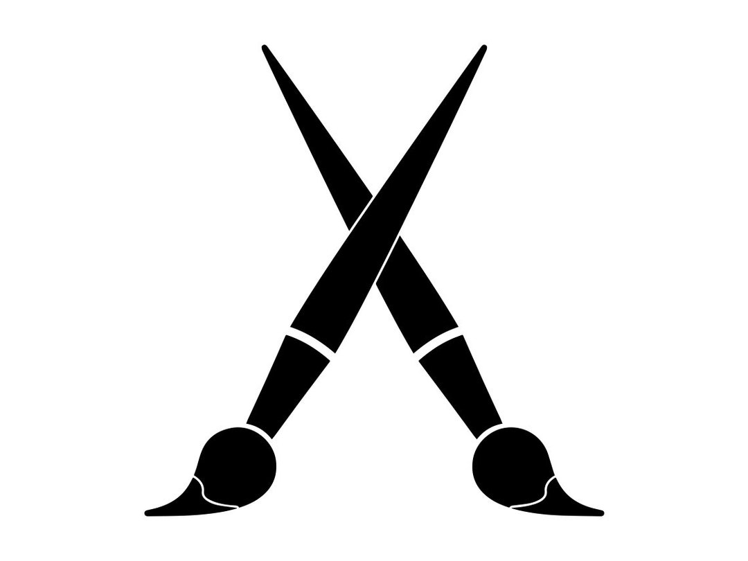 Painting Logo 2 SVG, Paint Brush Svg, Painting Svg, Painting Clipart ...