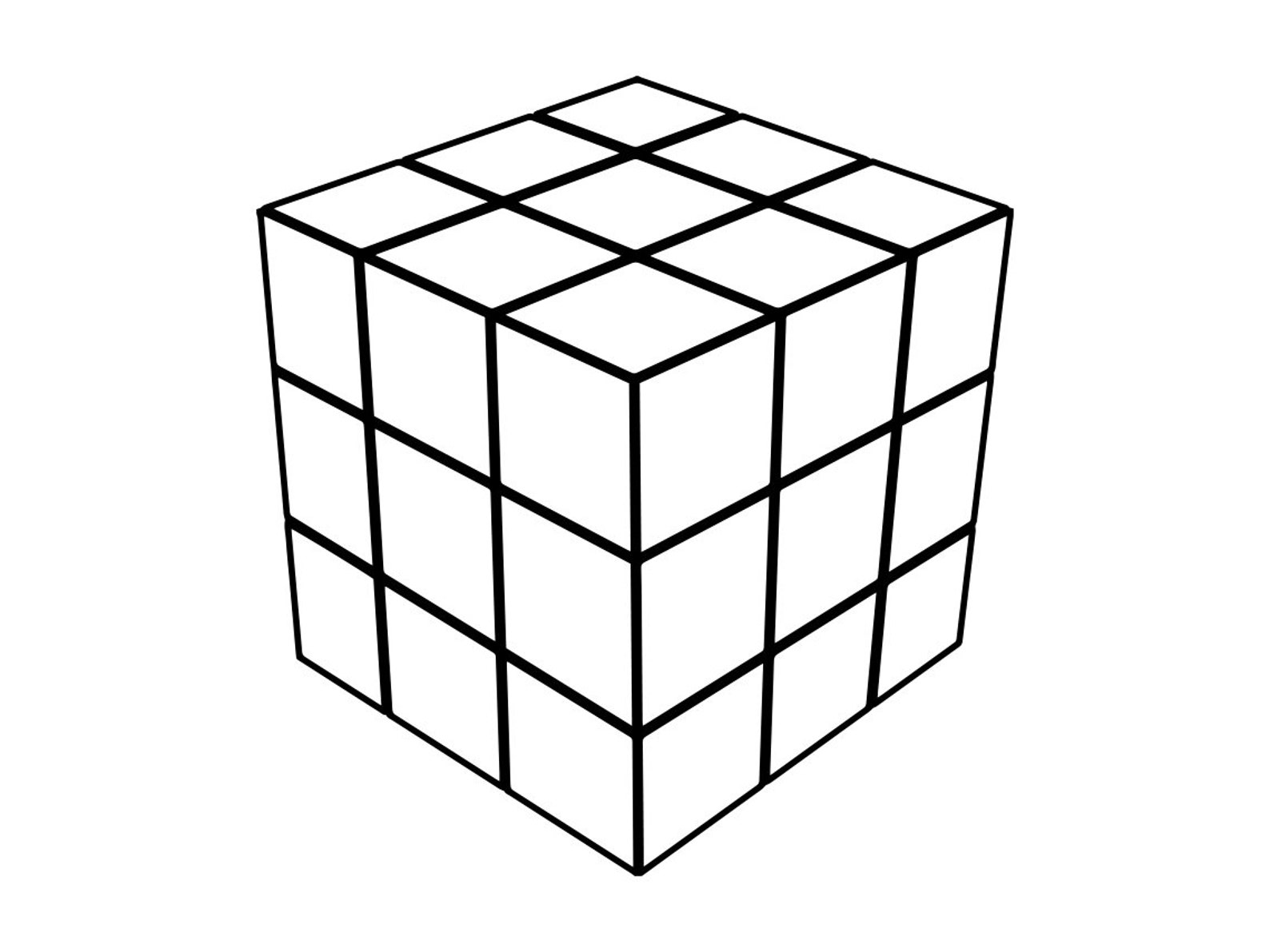 Rubik's Cube #2 SVG, Rubik's Cube SVG, Rubik's Cube Clipart, Rubik's ...