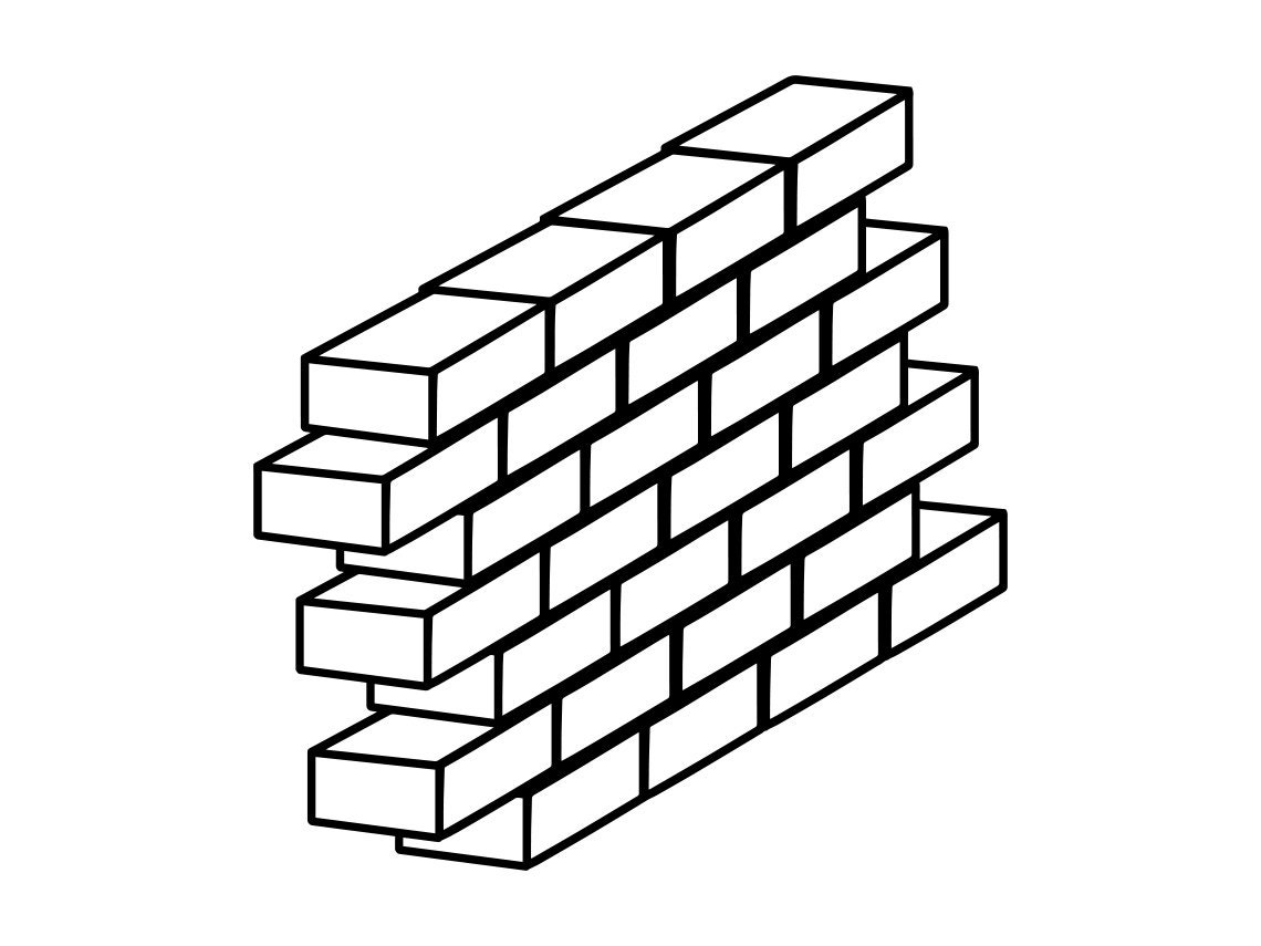Brick Wall 2 SVG, Brick Wall Svg, Bricks Svg, Brick Wall Clipart, Brick ...
