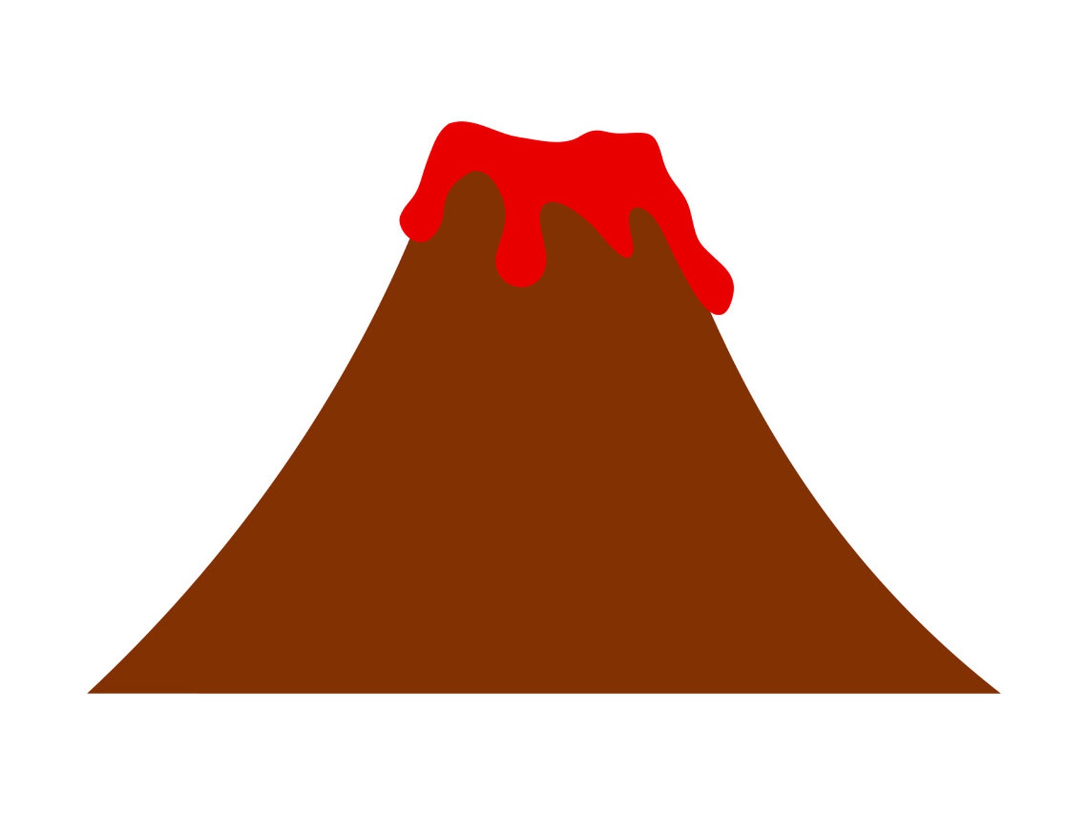 Volcano 4 SVG, Volcano SVG, Volcano Clipart, Volcano Files for Cricut ...