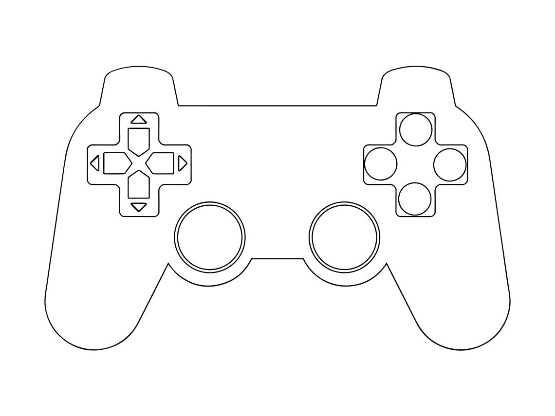 Game Controller Outline Svg, Gamer Svg, Gaming Svg, Gaming Clipart ...