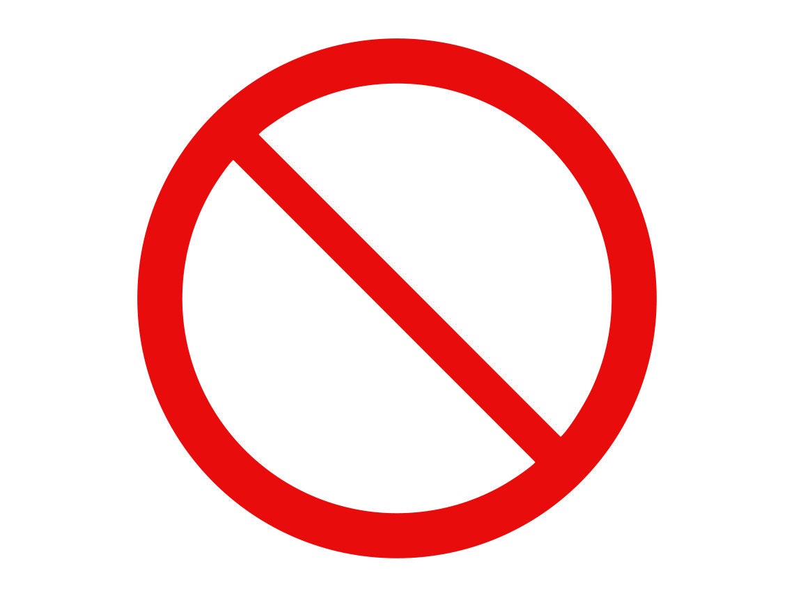 Blocked Sign SVG, No Symbol SVG, Banned Sign SVG, No Sign Svg ...