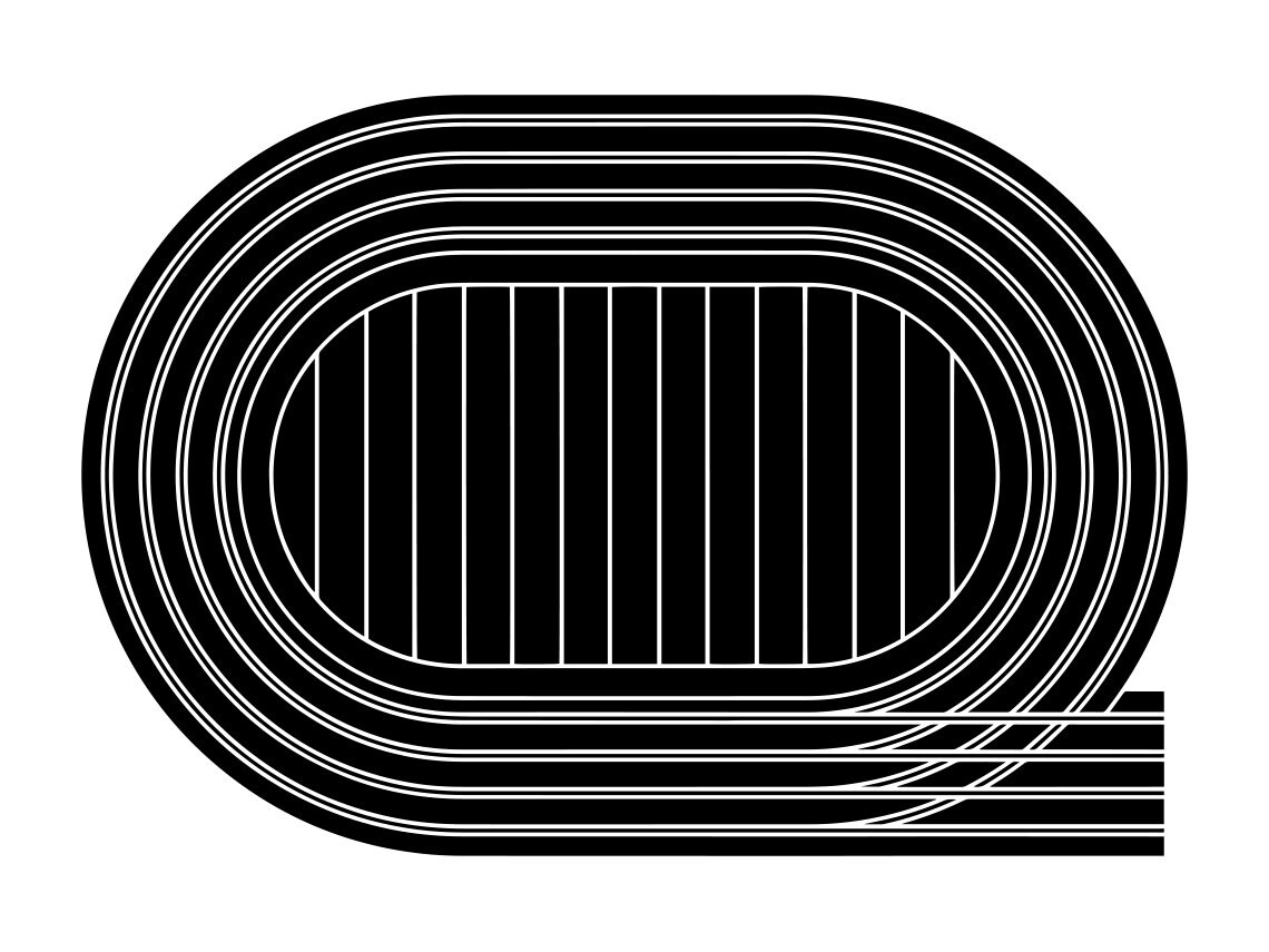 Stadium Running Track SVG, Track & Field Svg, Sprinting Svg, Clipart ...