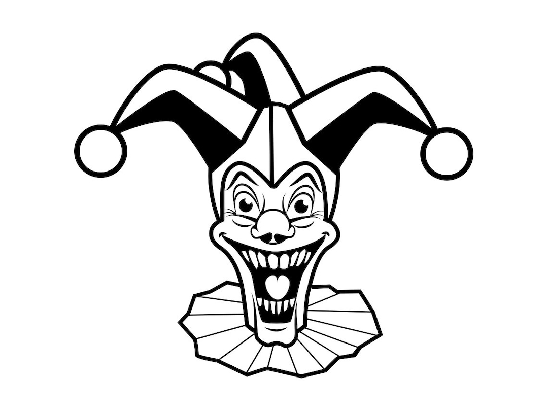 Joker SVG, Jester Svg, Clown Svg, Joker Clipart, Joker Files for Cricut ...