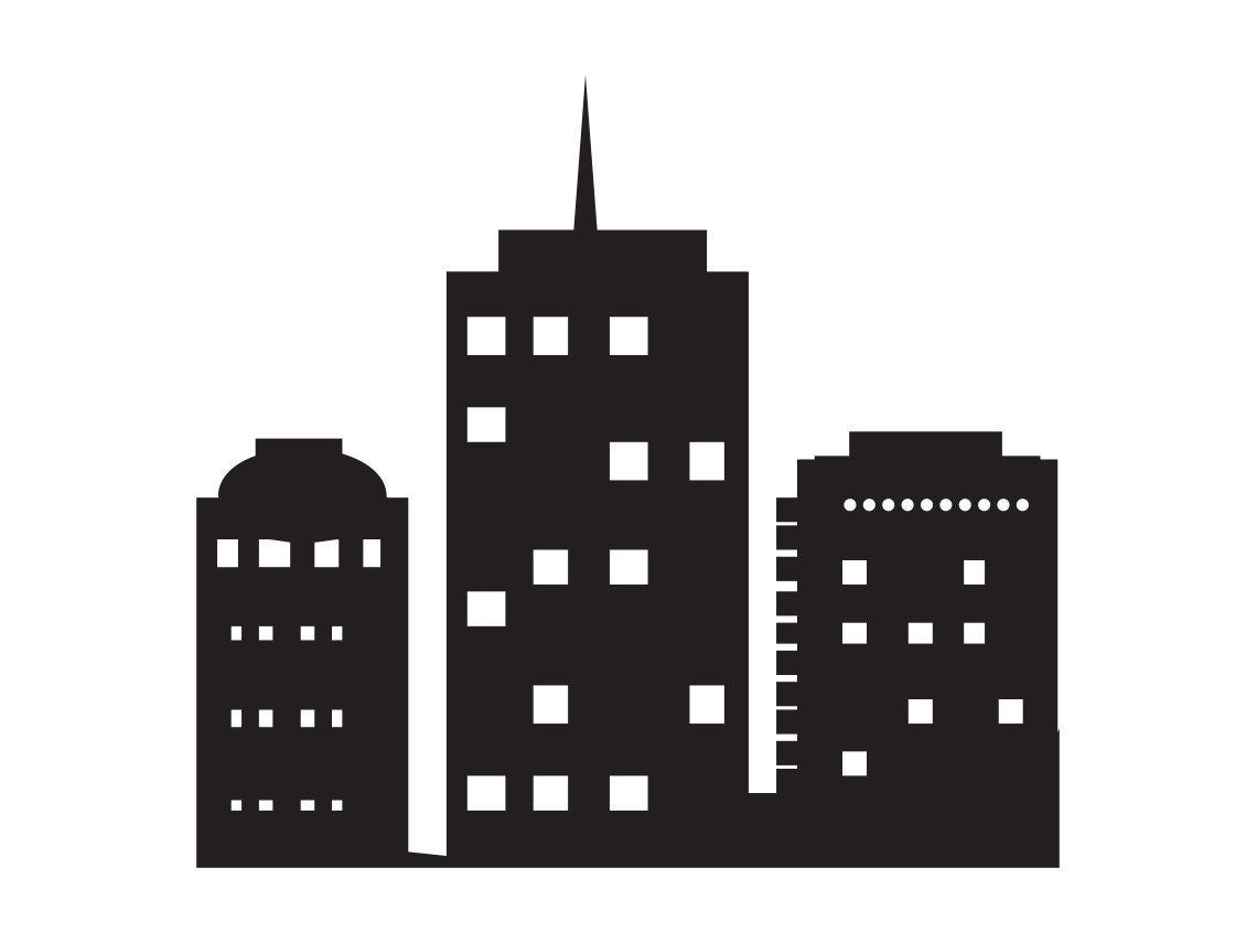 Skyline 2 SVG, Skyline Svg, City Svg, Skyscraper Svg, Skyline Clipart ...