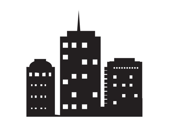 Skyline 2 SVG Skyline Svg City Svg Skyscraper Svg Skyline - Etsy