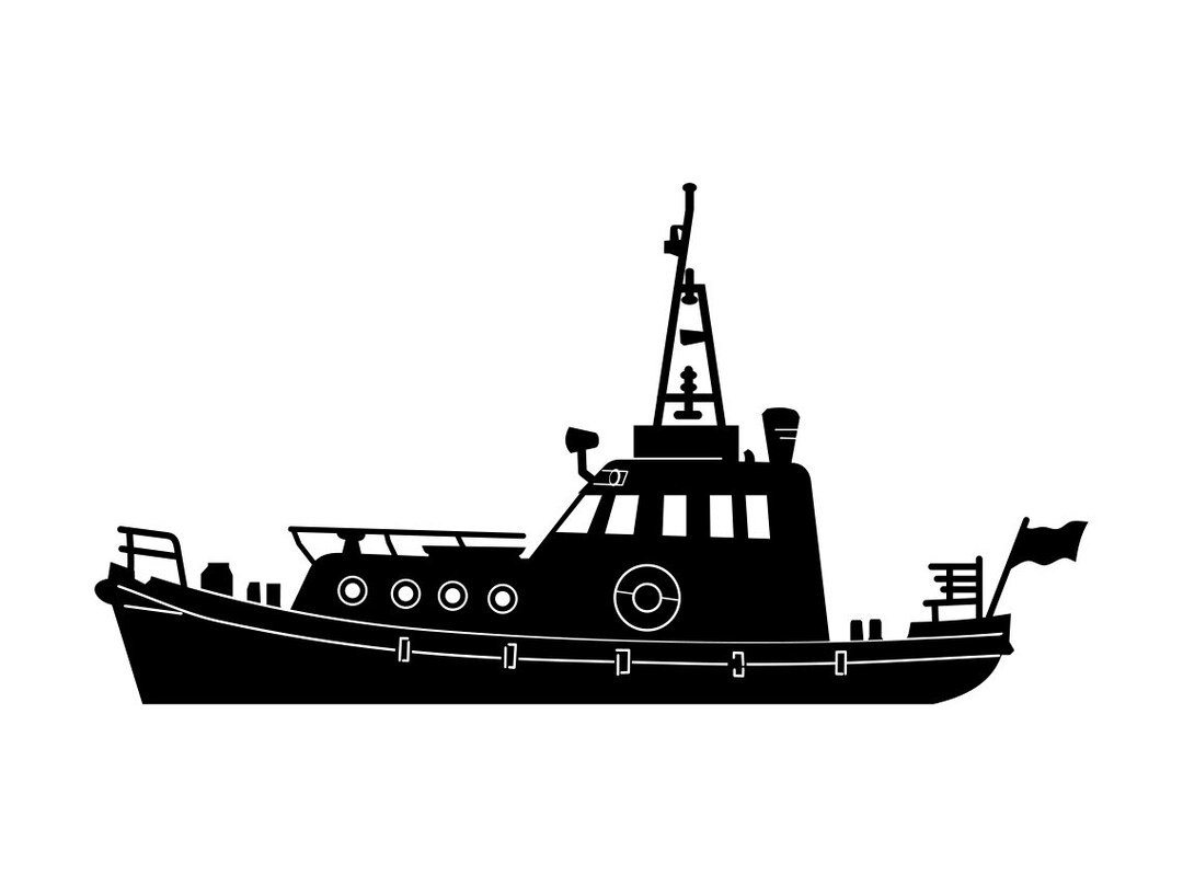 Tugboat SVG, Tug Boat SVG, Tugboat Clipart, Tugboat Files for Cricut ...