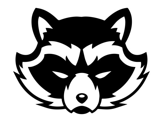 Raccoon SVG Raccoon Clipart Raccoon Files for Cricut - Etsy