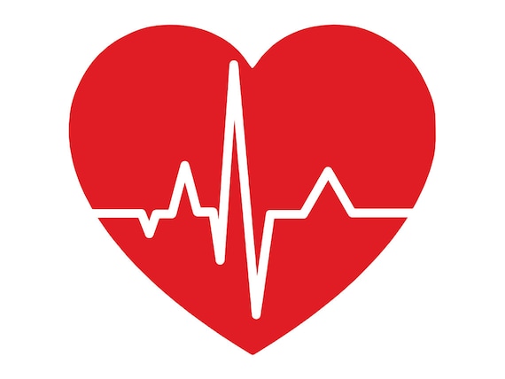 Heart Beat SVG Heart SVG Medical SVG Heart Beat Clipart - Etsy