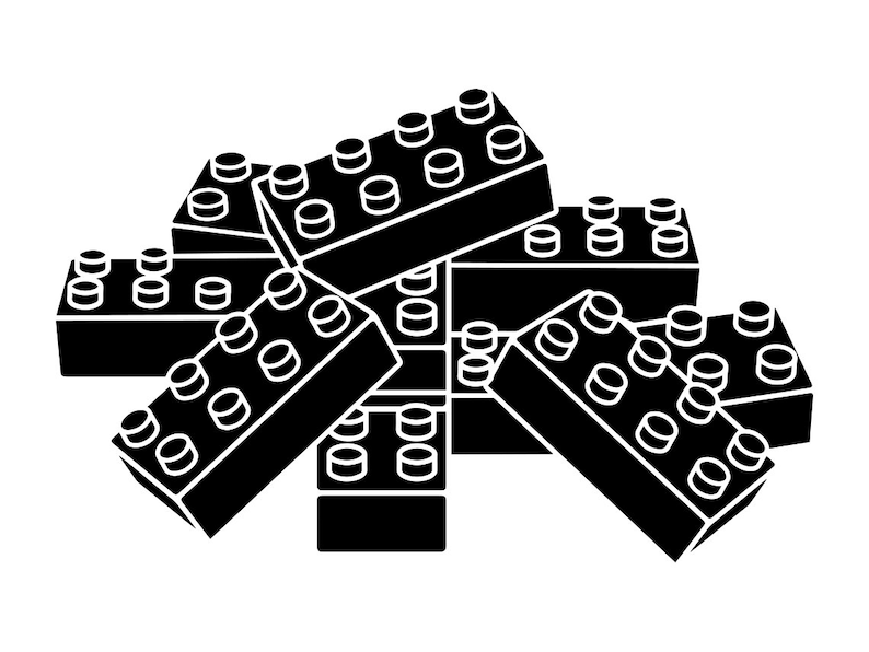 Building Blocks SVG, Building Blocks Clipart, Building Blocks Files for ...