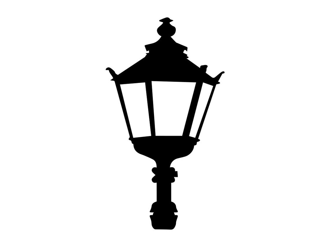Street Lamp #5 SVG, Lamp SVG, Street Light SVG, Street Lamp Clipart ...
