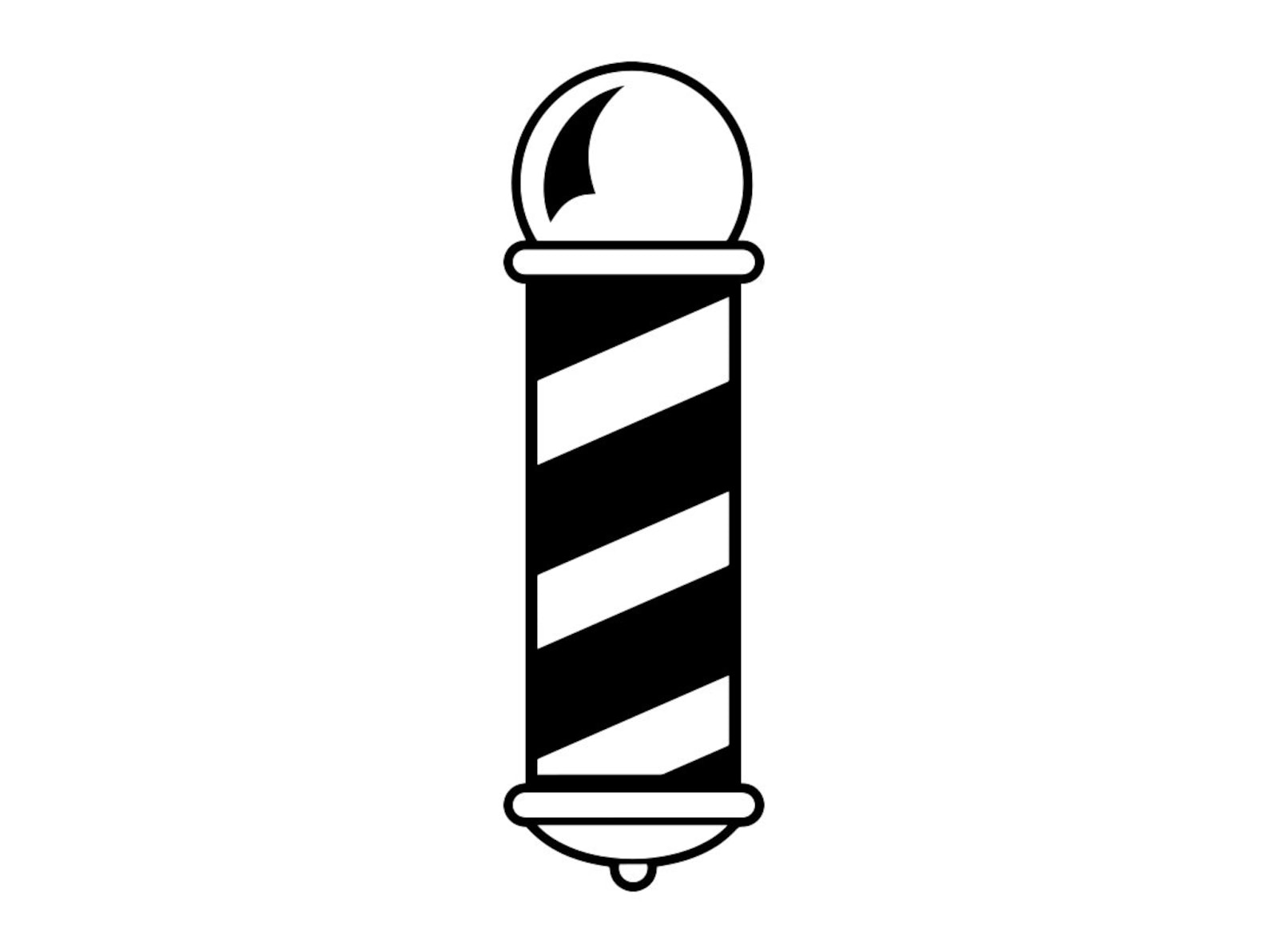Barber's Pole #2 SVG, Barber SVG, Barber's Pole SVG, Barber Files for ...
