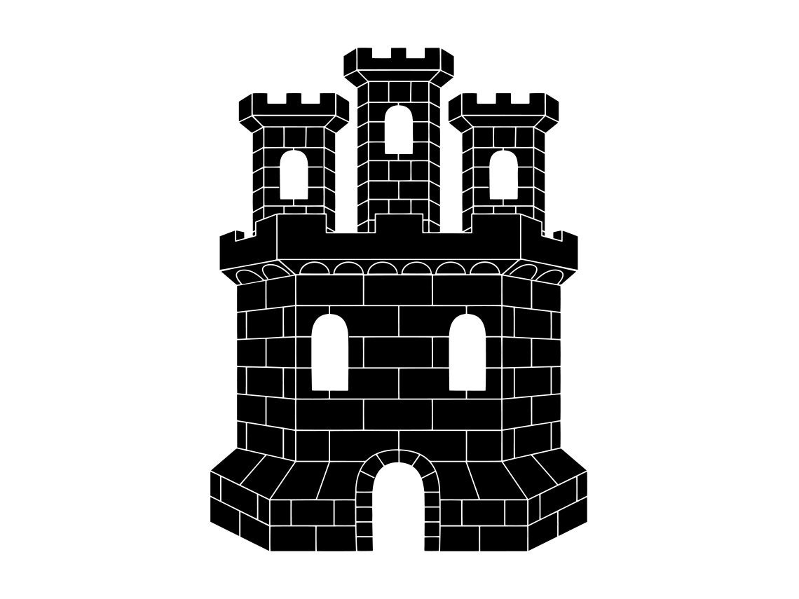 Castle #5 SVG, Castle Svg, Castle Clipart, Castle Files for Cricut ...