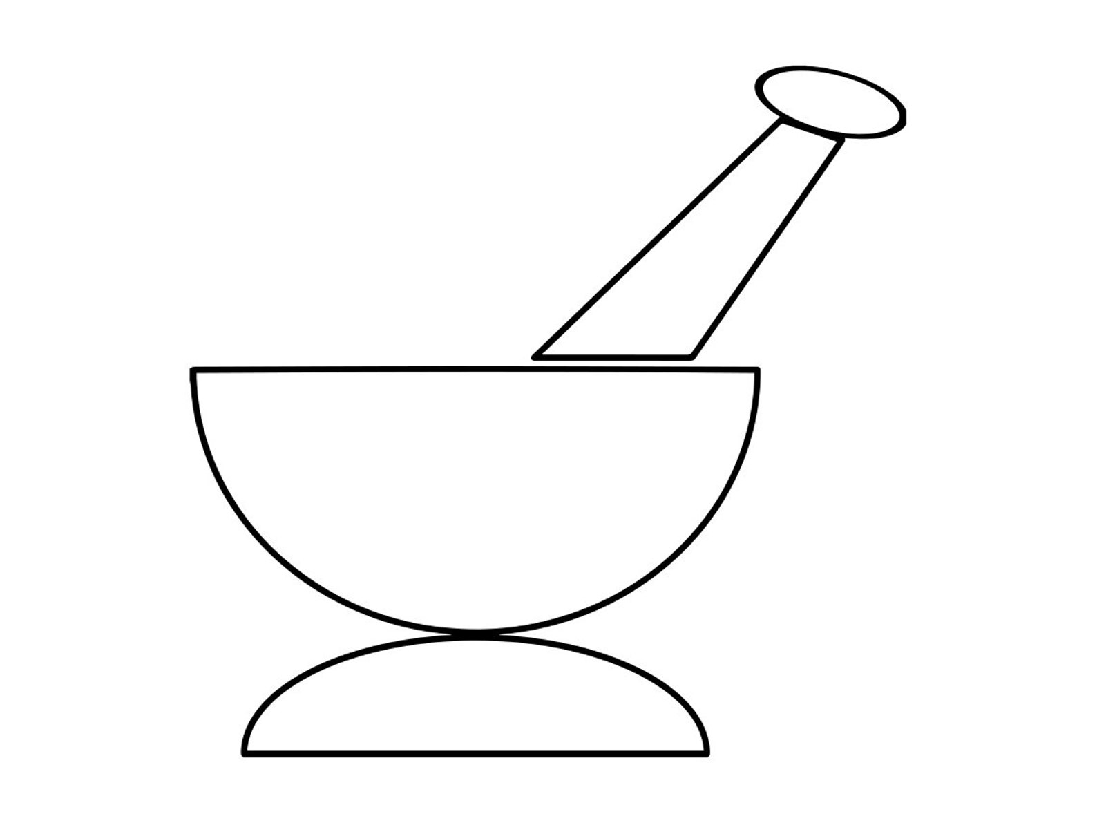 Mortar and Pestle Outline SVG, Mortar & Pestle SVG, Mortar and Pestle ...