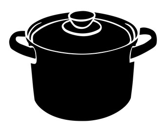 Cooking Pot Outline 3 SVG, Cooking Pot Svg, Cooking Pot Clipart ...