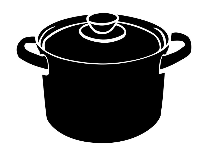Cooking Pot 3 SVG, Cooking Pot Svg, Boiling Svg, Cooking Pot Clipart ...