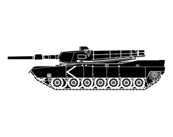 Army Tank Silhouette - Etsy