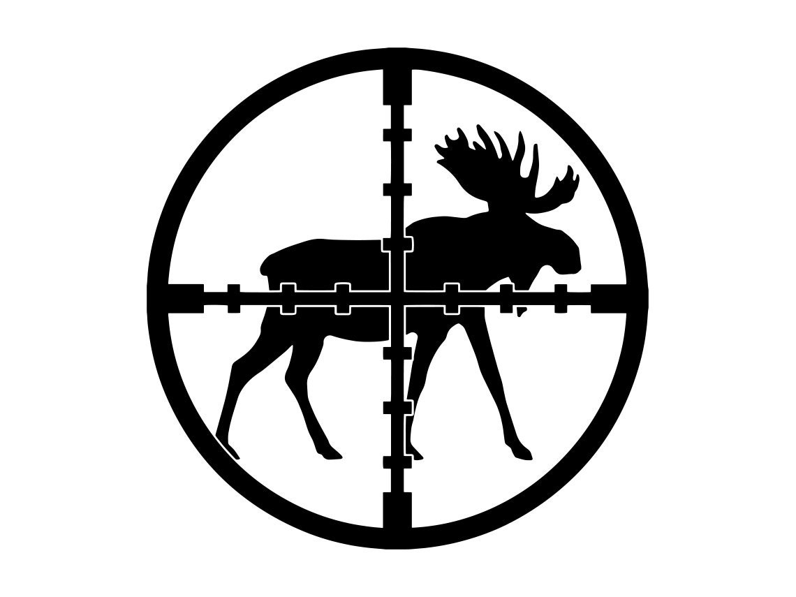 Moose Hunting SVG, Moose Hunting Clipart, Moose Hunting Files for ...