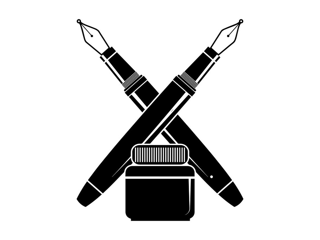 Pen Logo SVG, Ink Pen Svg, Writing Logo Svg, Pen Logo Clipart, Pen ...