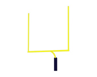 Goal Post Clipart - Etsy