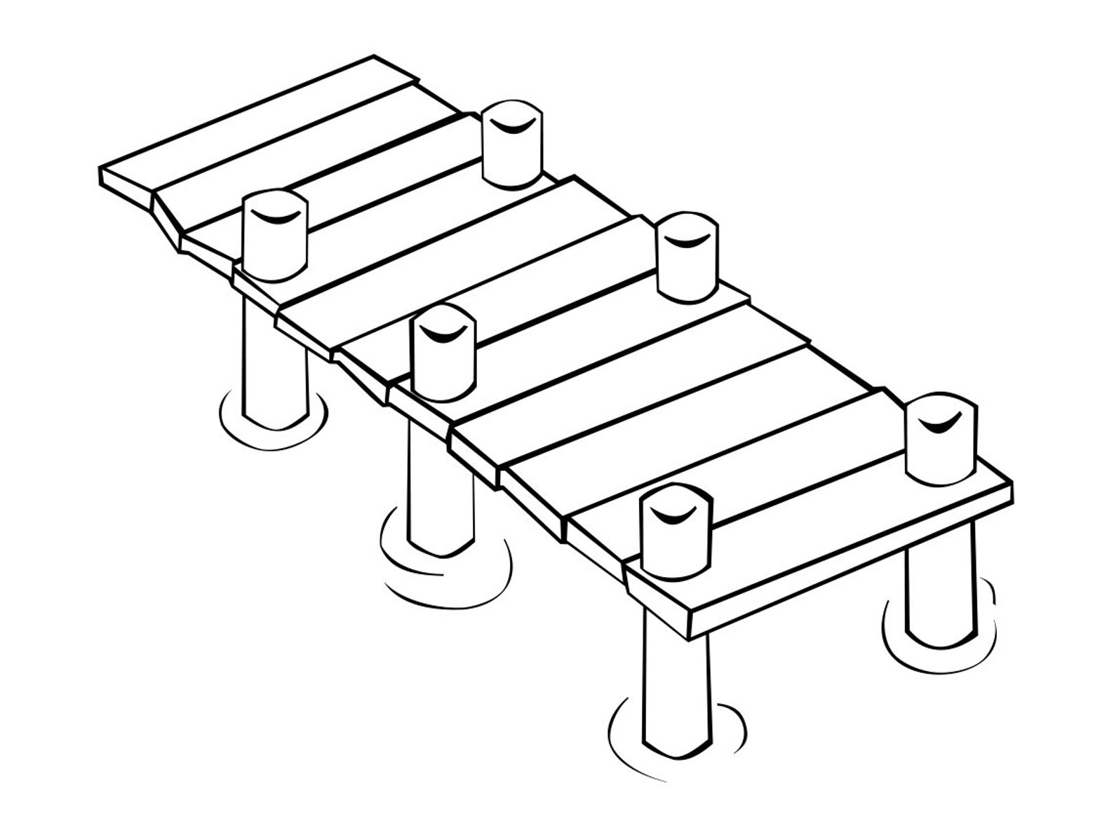 Dock SVG, Dock Clipart, Boat Dock SVG, Dock Files for Cricut, Dock Cut ...