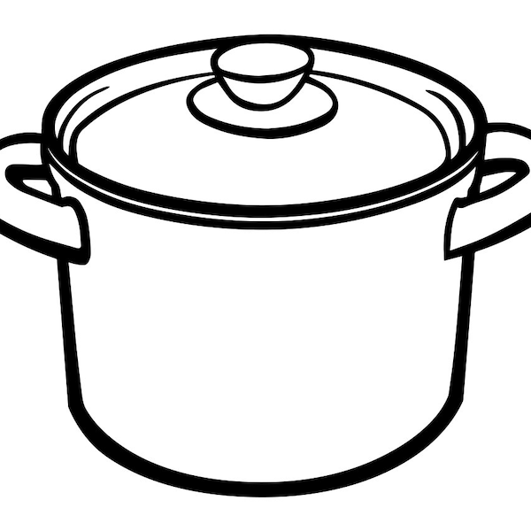 Cooking Pot Clipart - Etsy