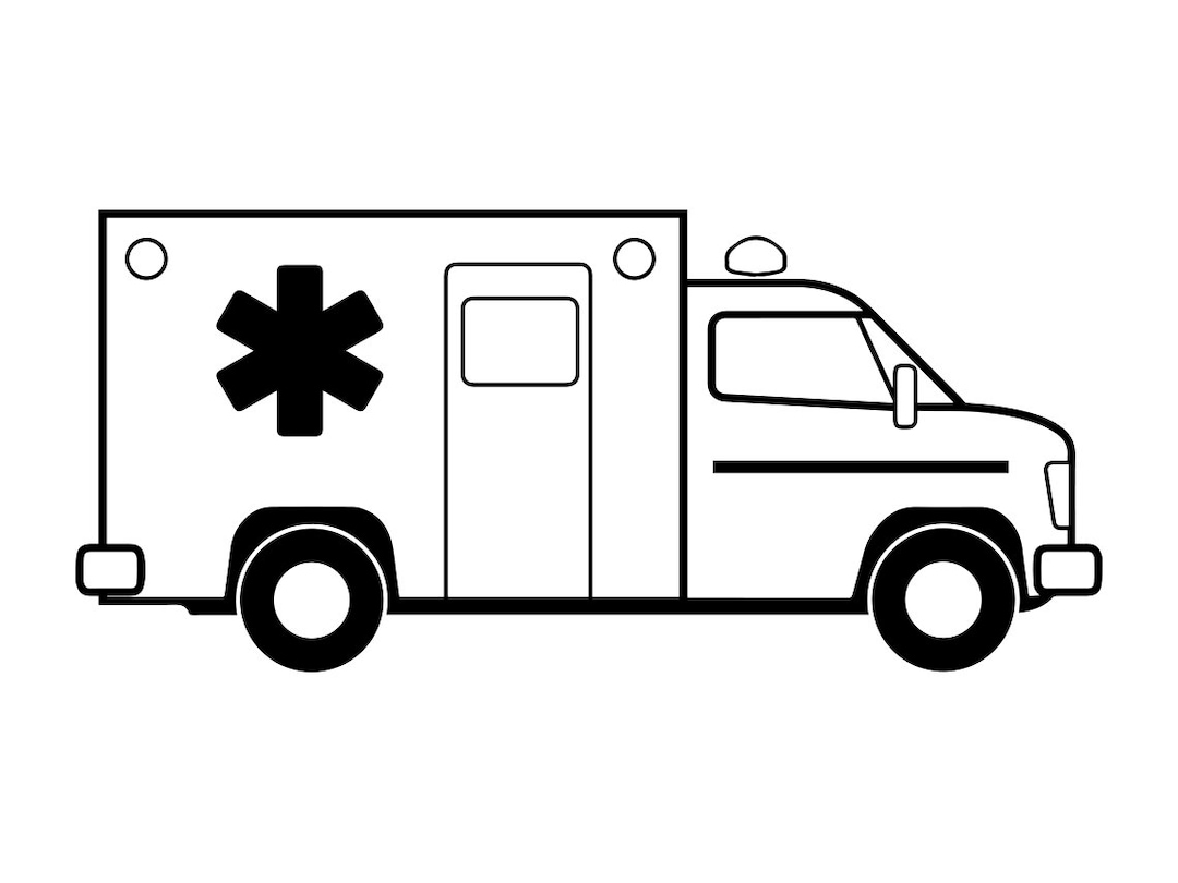 Ambulance #6 SVG, Medical Svg, Hospital Svg, Paramedic Svg, EMT Svg ...