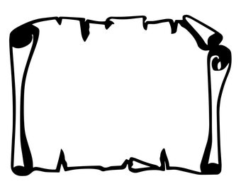 Blank Pirate Scroll