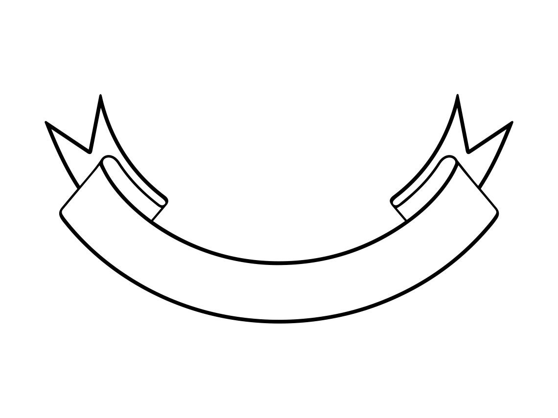 Banner Outline 3 Svg Banner Svg Ribbon Svg Label Svg Scroll Svg