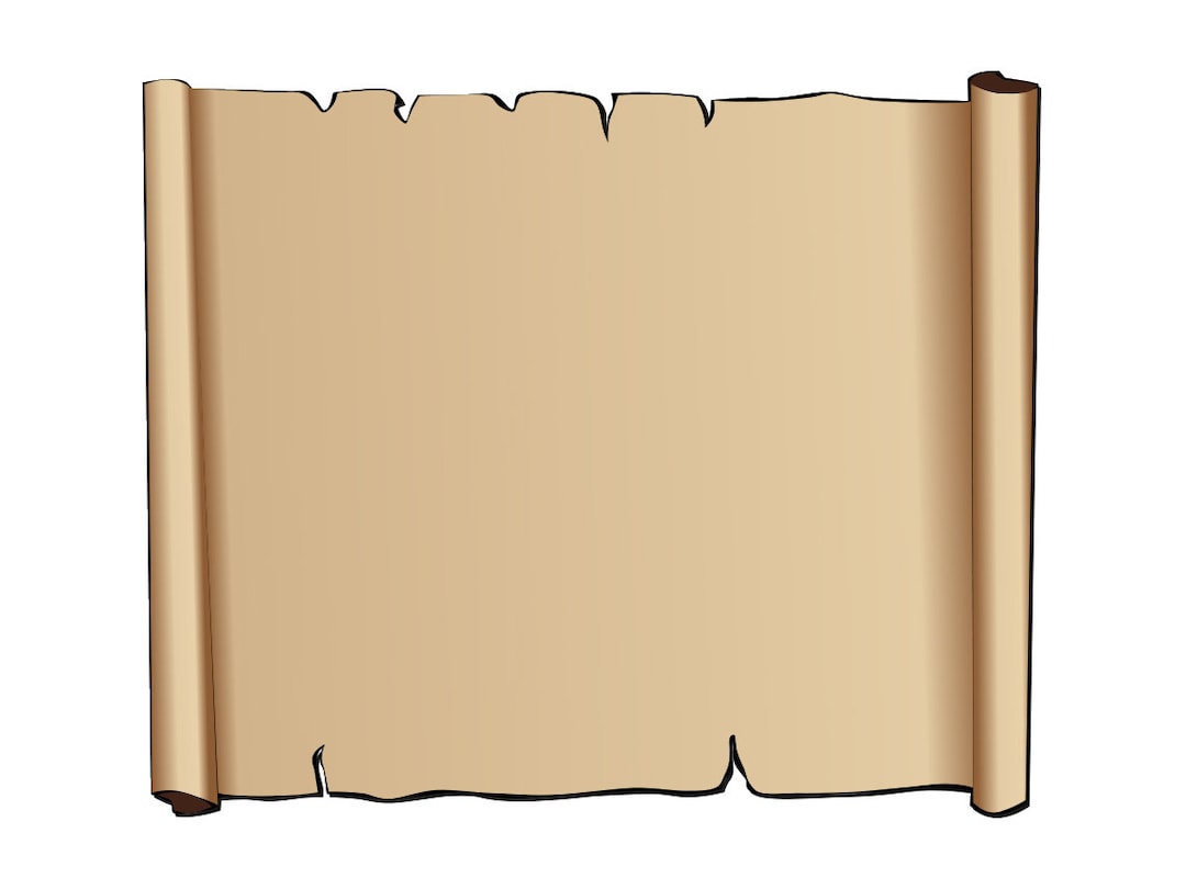 Scroll #3 SVG, Scroll Svg, Parchment SVG, Paper Svg, Scroll Clipart ...