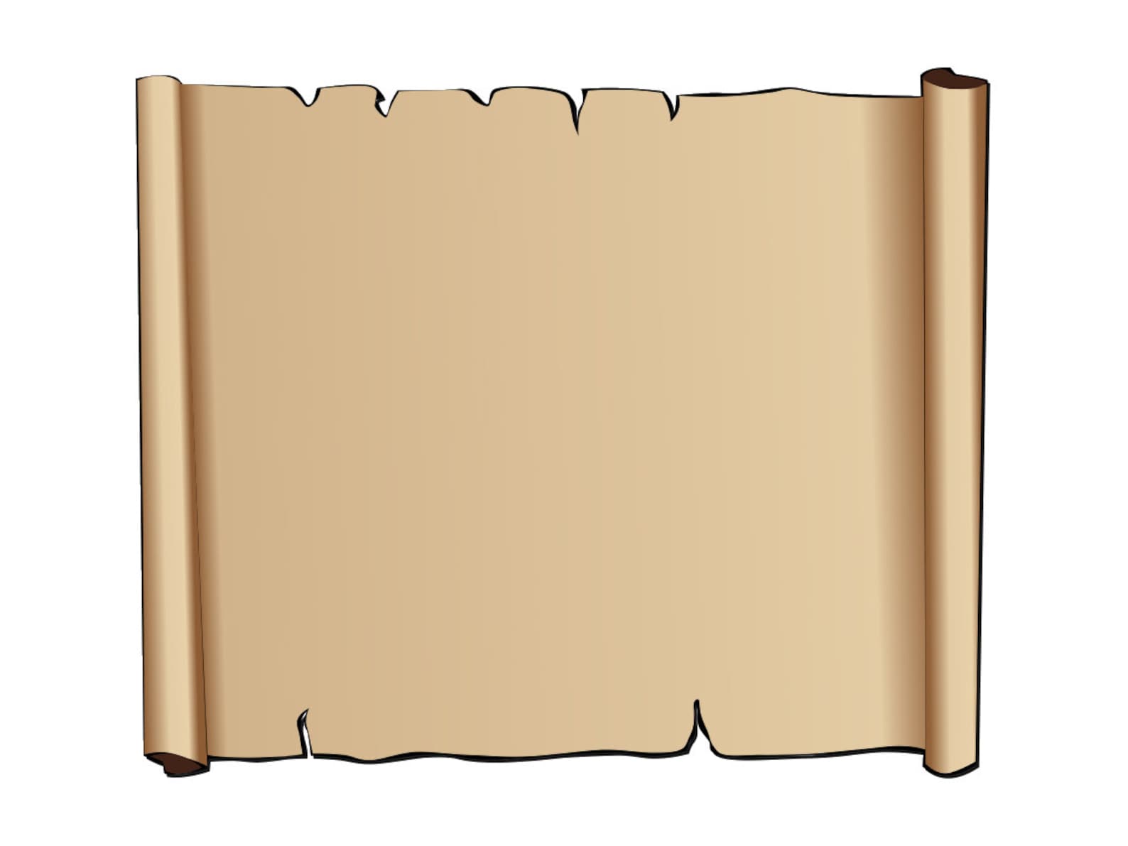 Scroll #3 SVG, Scroll Svg, Parchment SVG, Paper Svg, Scroll Clipart ...
