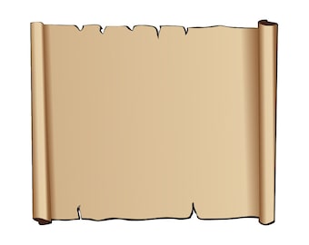 Scroll 4 SVG, Scroll Svg, Parchment SVG, Paper Svg, Scroll Clipart ...