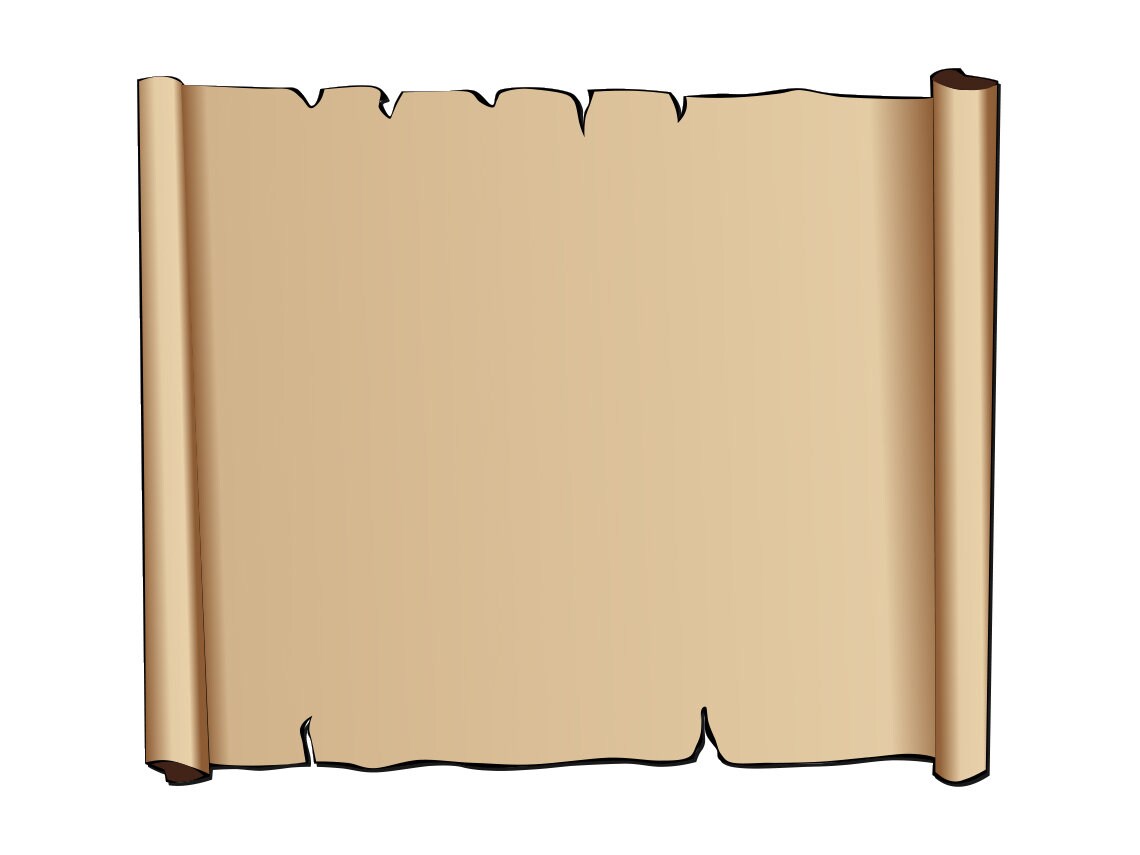 Scroll #3 SVG, Scroll Svg, Parchment SVG, Paper Svg, Scroll Clipart ...