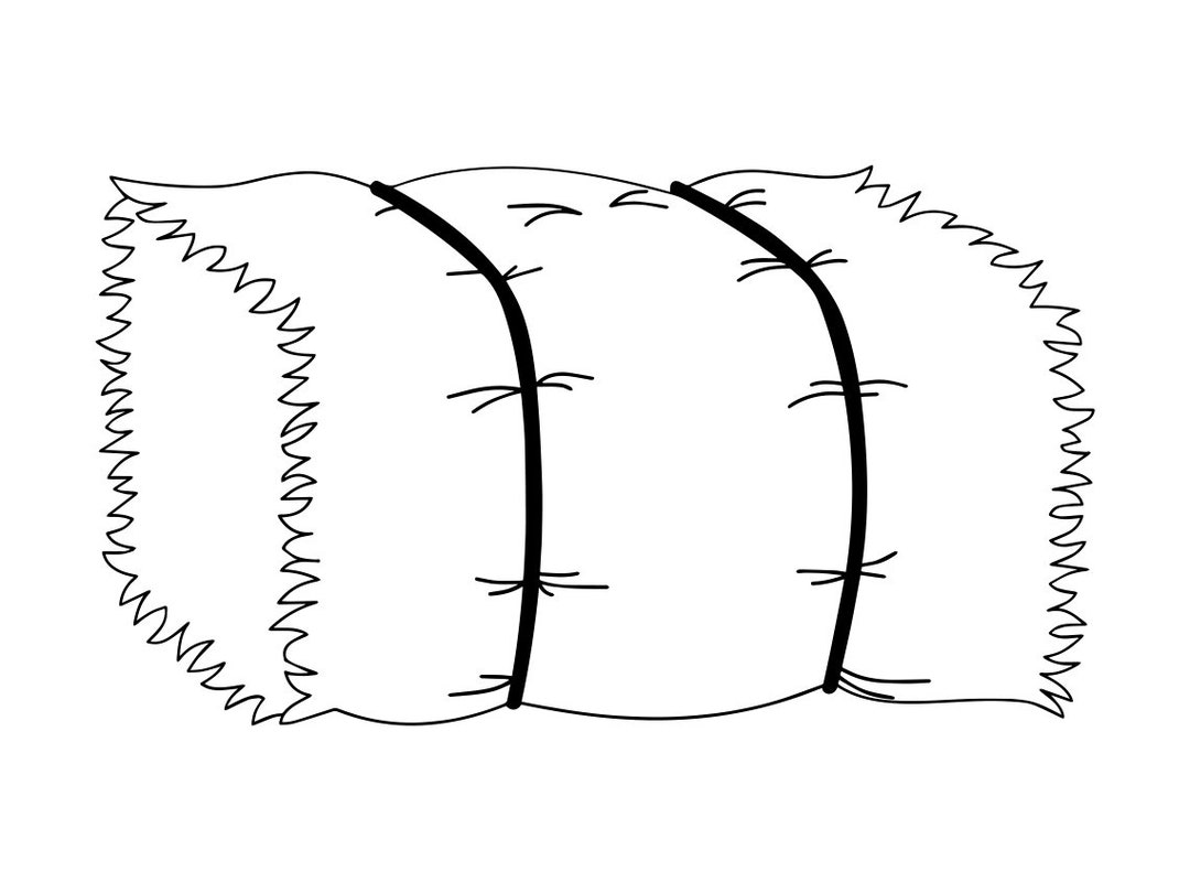 Hay Outline SVG, Hay Svg, Straw SVG, Farming, Hay Clipart, Hay Files ...