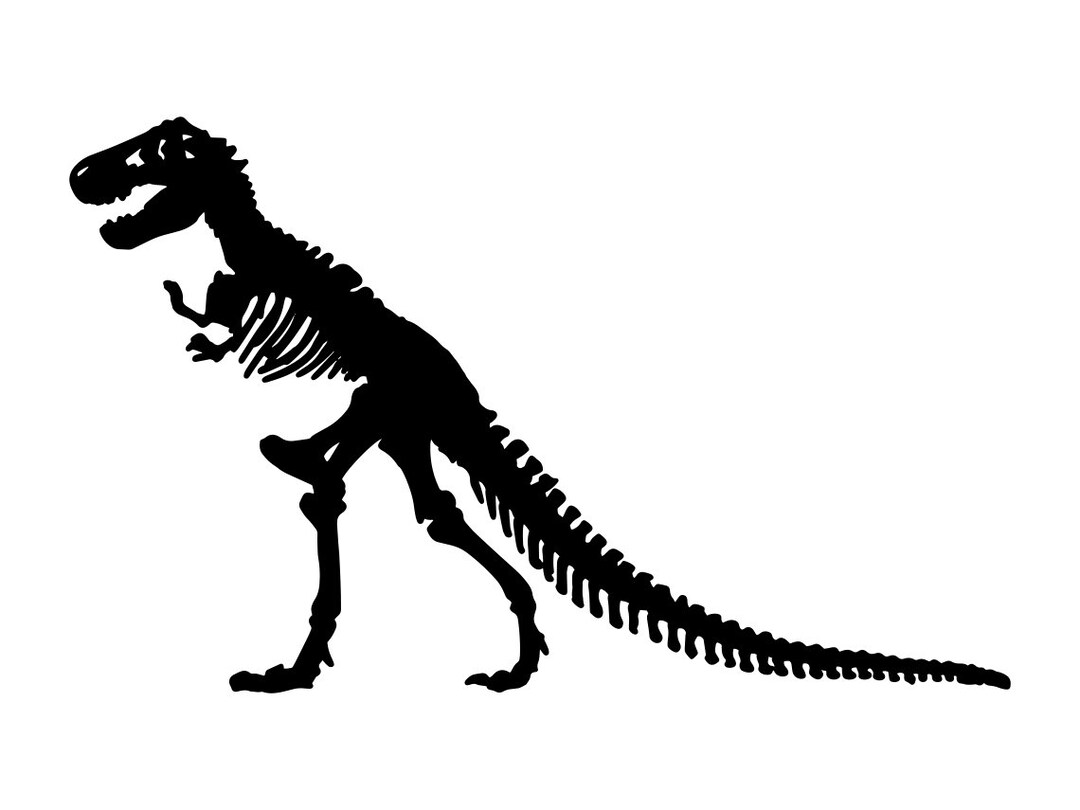 T-rex Skeleton SVG, T-rex SVG, Dinosaur Svg, T-rex Clipart, T-rex Files ...