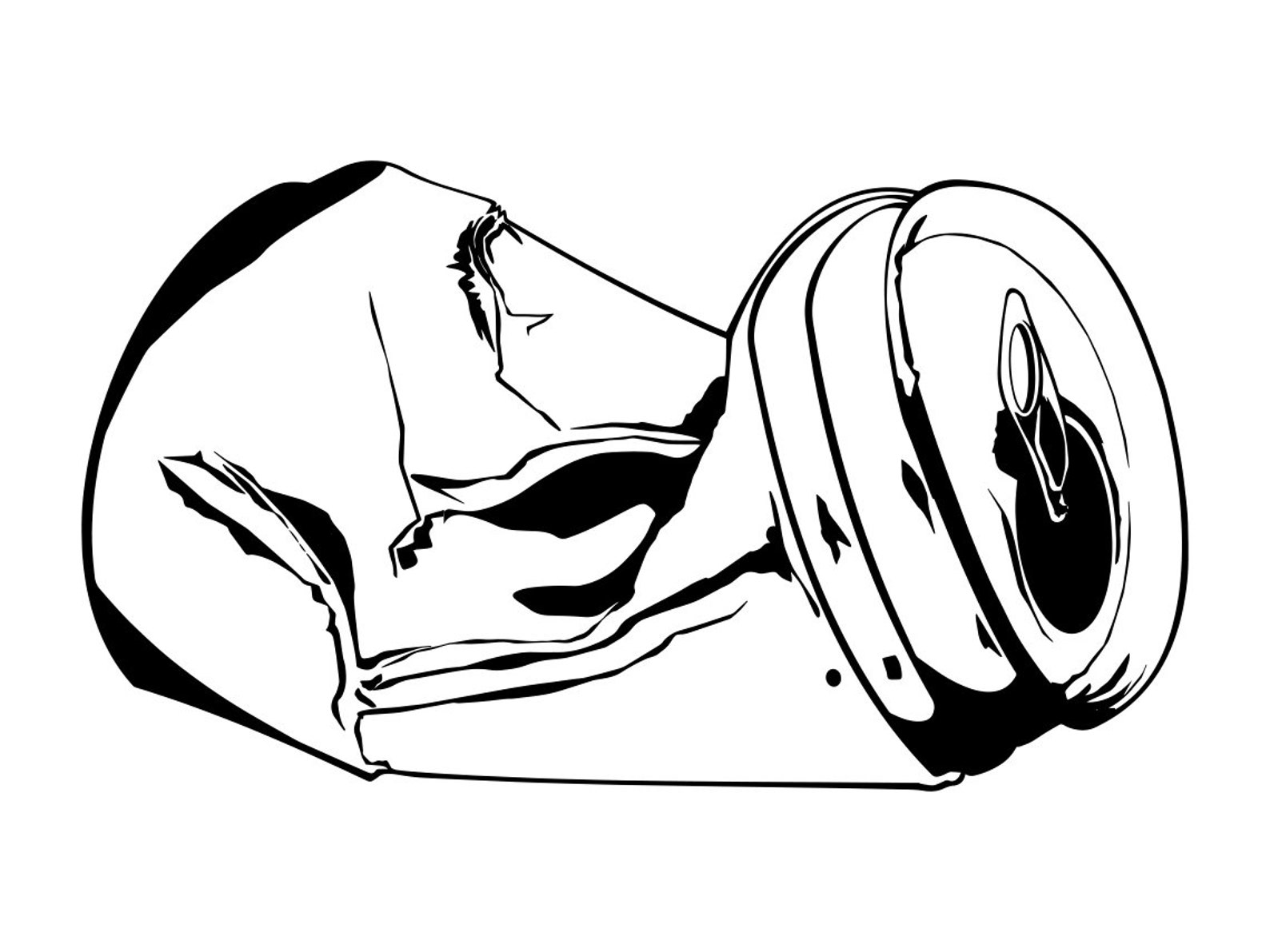 Smashed Soda Can Svg, Soda Can Svg, Soda Can Clipart, Soda Can Files ...