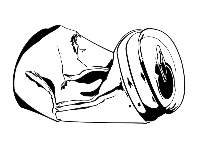 Smashed Soda Can Svg, Soda Can Svg, Soda Can Clipart, Soda Can Files ...