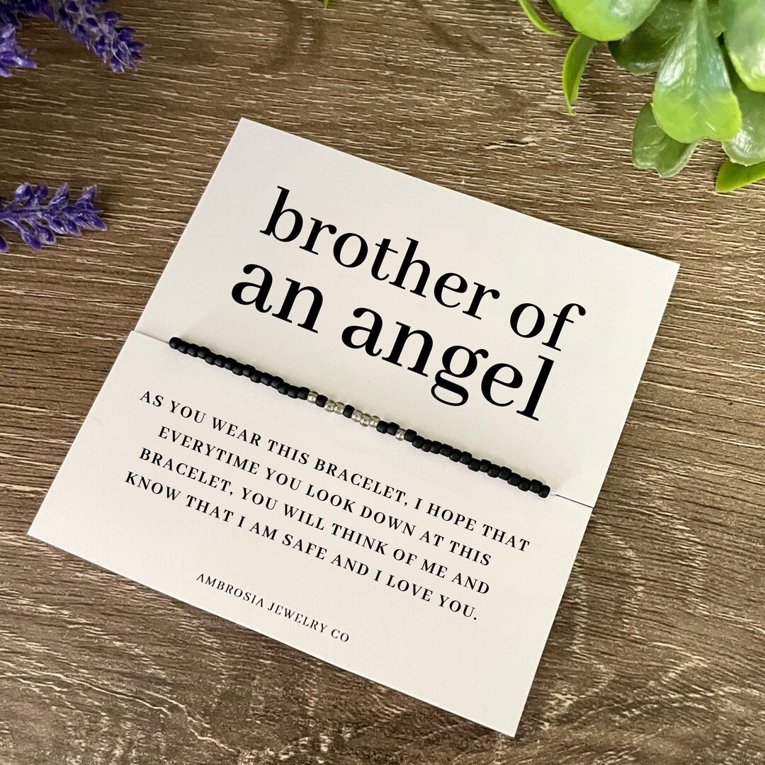 Loss of Brother Sister Morse Code Bracelet Custom, Personalized for ...