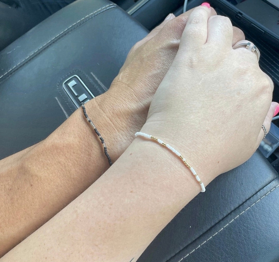 Couple Name Bracelets, Couple Jewelry, Long Distance Relationship Gift ...